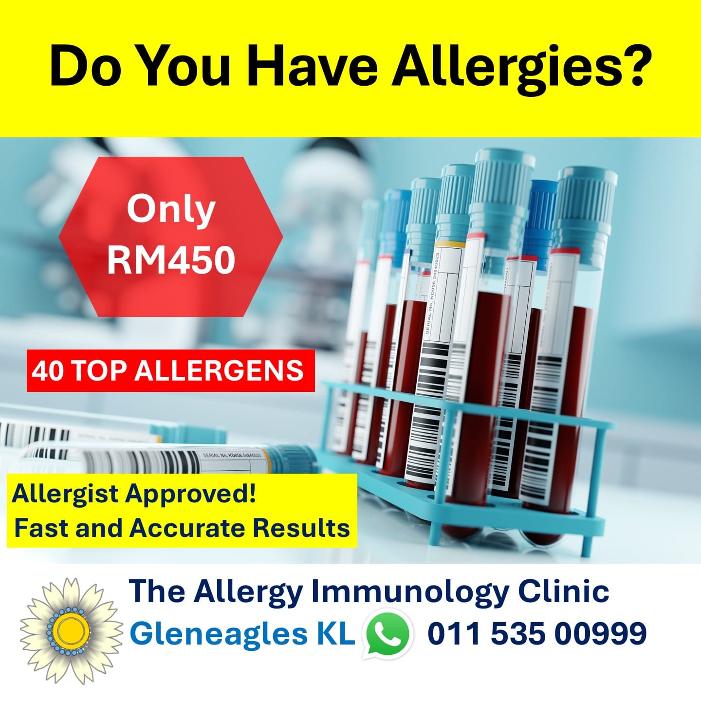 Accurate Allergy Blood Test in Malaysia